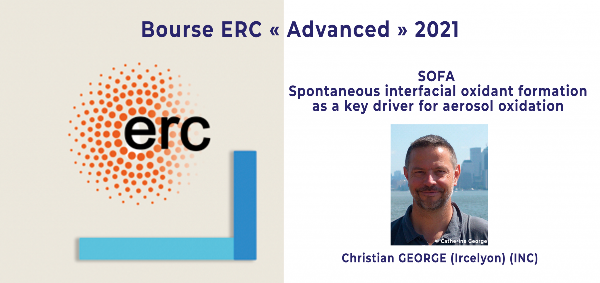 Le projet SOFA, lauréat d'une bourse ERC "advanced" 2021 - IRCELYON